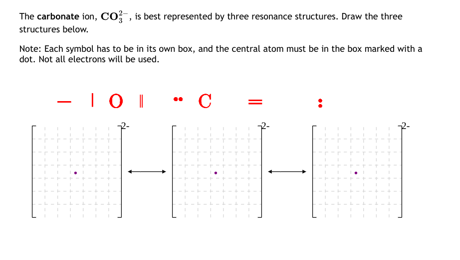 Solved The carbonate ion, CO32-, ﻿is best represented by | Chegg.com