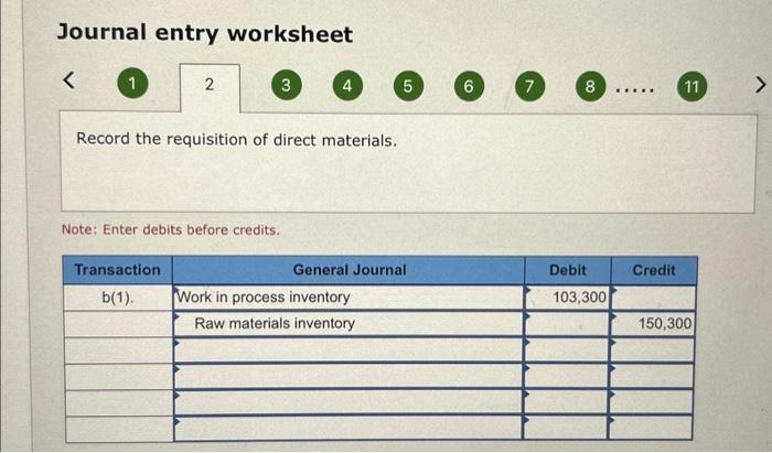 Solved Journal entry worksheet Note: Enter debits before | Chegg.com