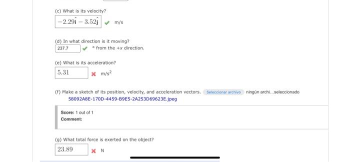 Solved small object with mass 4.50 kg moves counterclockwise | Chegg.com