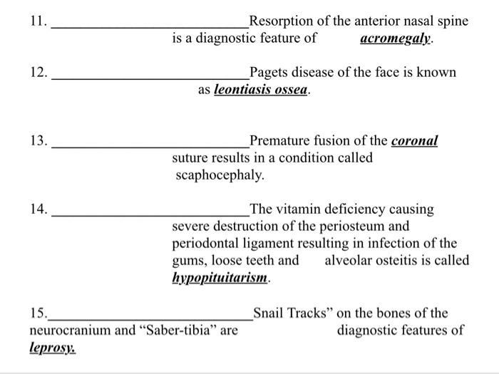 Solved B. True - False - Fill in the Blanks If the sentence | Chegg.com