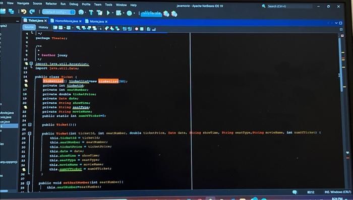 Solved can you connect these two classes together abd make | Chegg.com