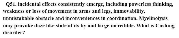 Solved Q51. incidental effects consistently emerge, | Chegg.com