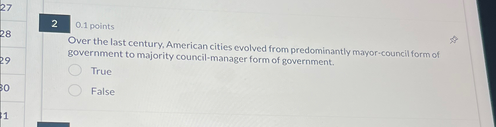 Solved 2 0.1 ﻿pointsOver the last century, American cities | Chegg.com