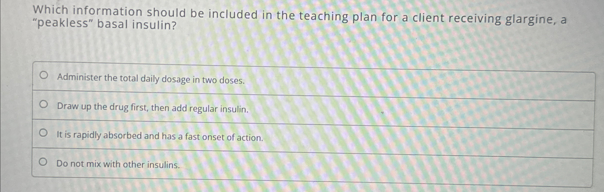 Solved Which information should be included in the teaching | Chegg.com