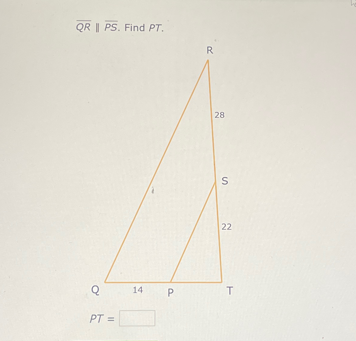 Solved |)/(b|. ﻿Find PT. ﻿PT = | Chegg.com