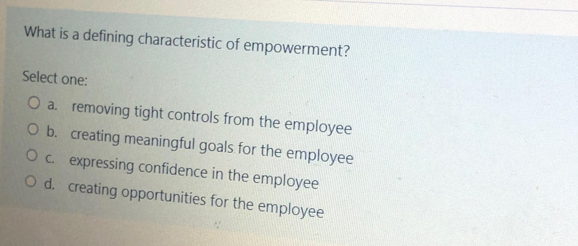 Solved What is a defining characteristic of | Chegg.com