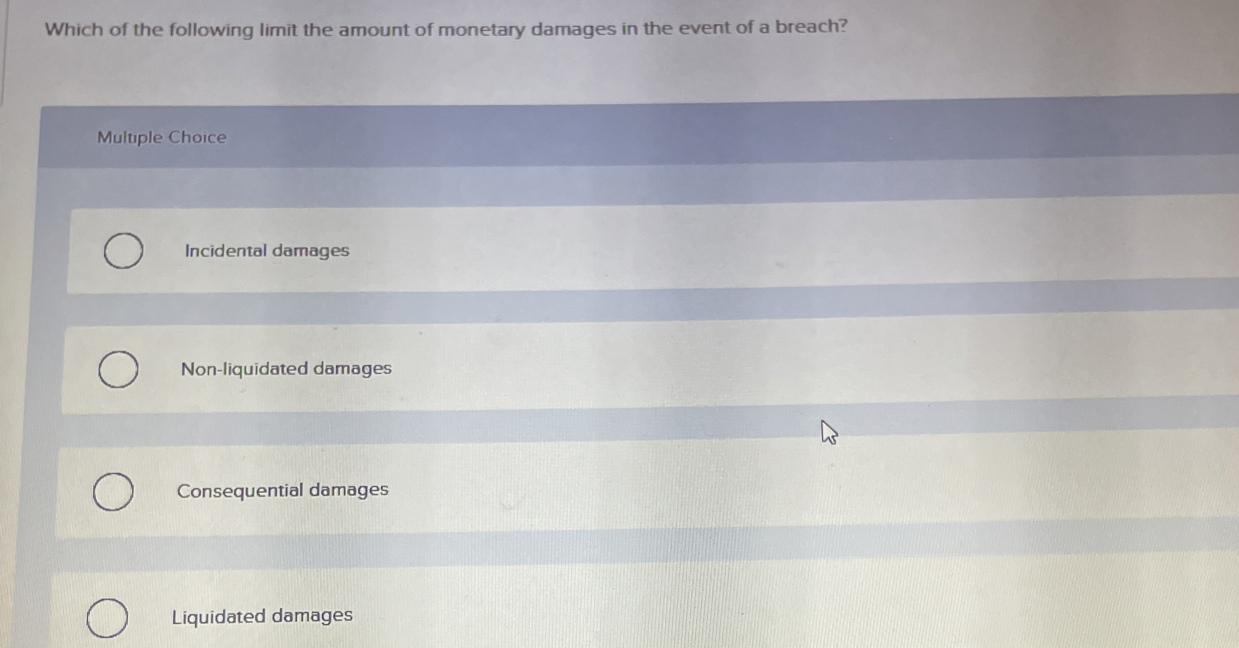 Solved Which of the following limit the amount of monetary | Chegg.com