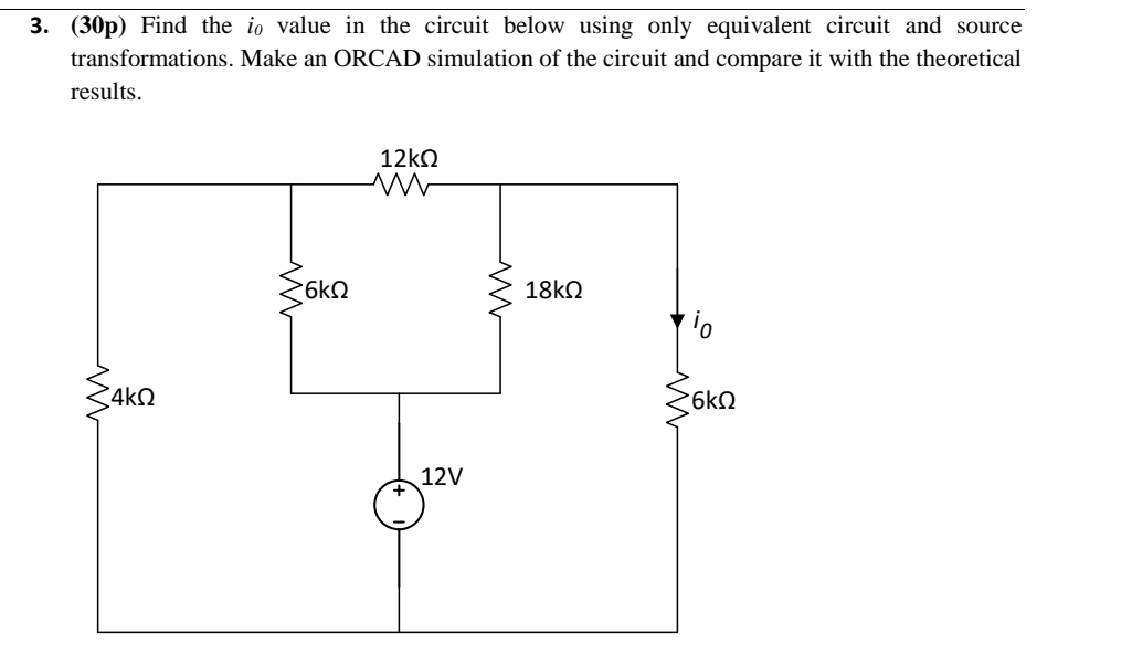 Please choose it by orcad and by hand at a4 ﻿form | Chegg.com