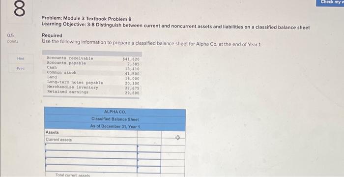 Solved Problem: Module 3 Textbook Problem 8 Learning | Chegg.com