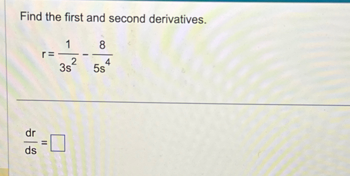 Solved Find the first and second | Chegg.com