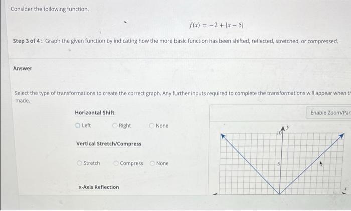 Solved Select the type of transformations to create the | Chegg.com