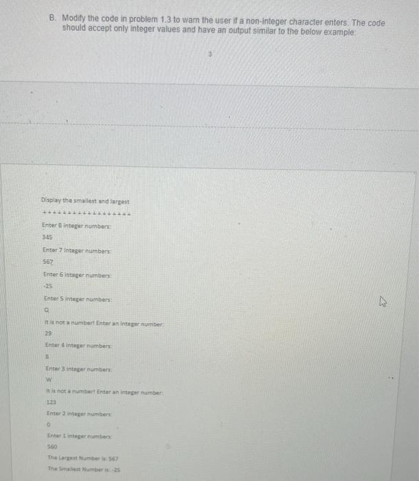 Solved Program 1.3 Find the smallest and largest numbers [2 | Chegg.com