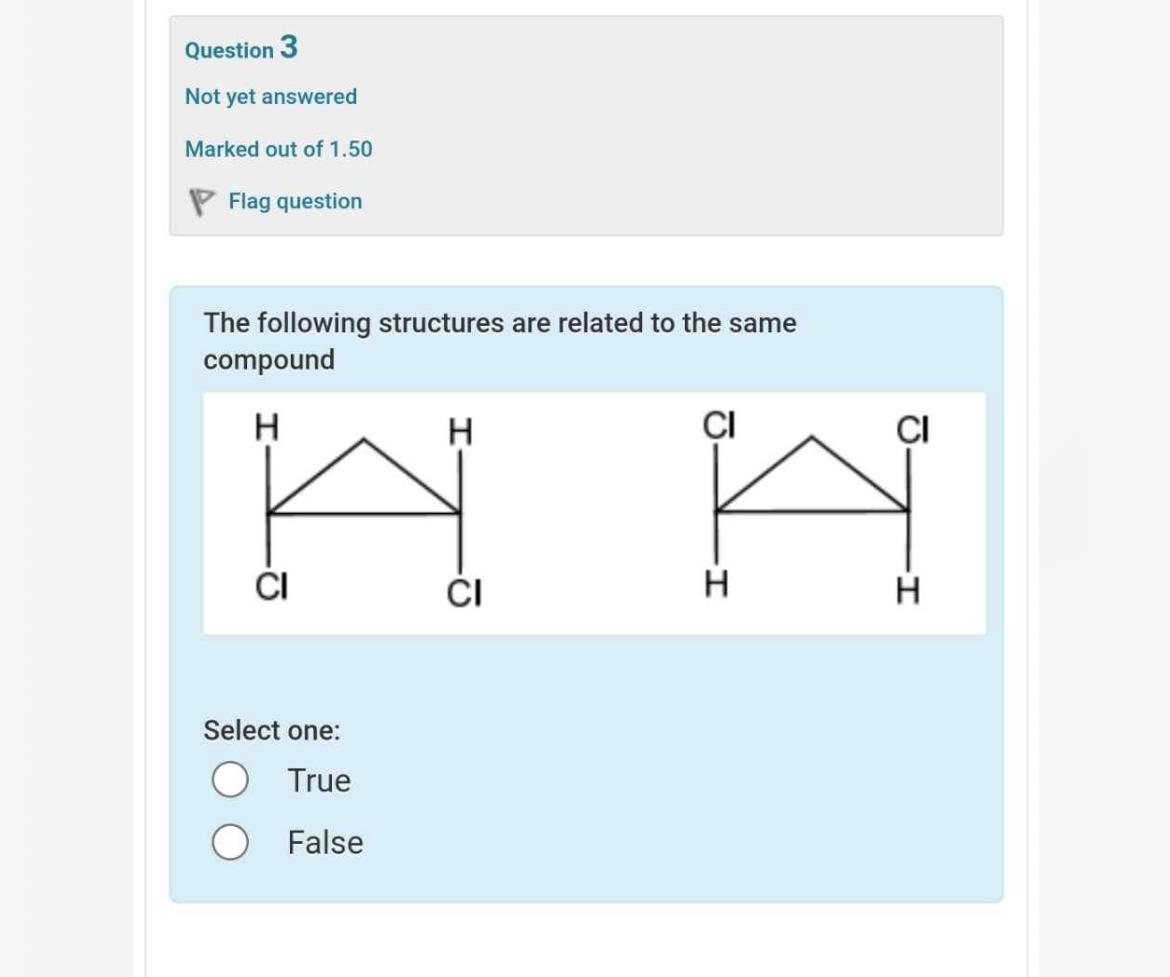 Solved Question 3Not yet answeredMarked out of 1.50Flag | Chegg.com Solved Question 3Not yet answeredMarked out of 1.50Flag | Chegg.com