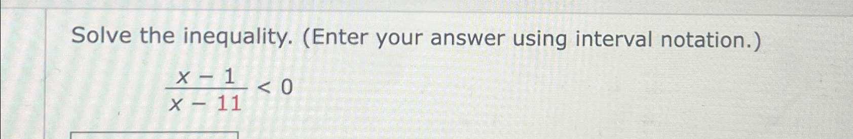 Solved Solve the inequality. (Enter your answer using | Chegg.com