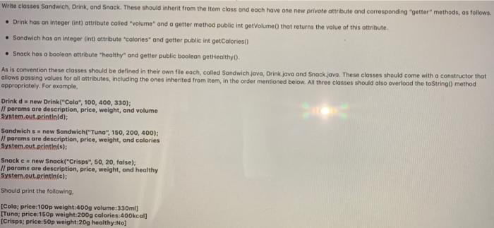 Solved Write Java Code For The Following And Make Sure It 1827