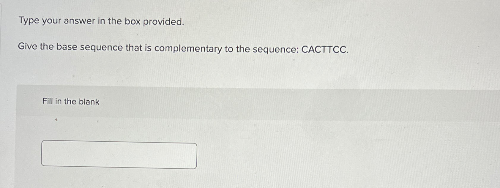 Solved Type your answer in the box provided.Give the base | Chegg.com