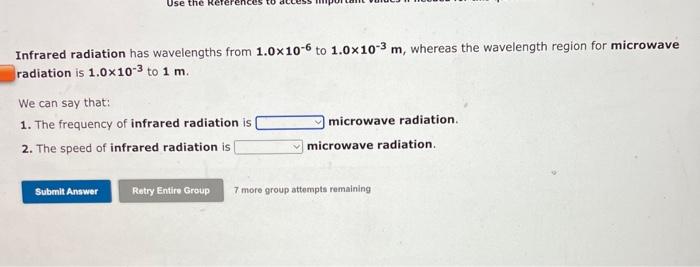 Solved Ultraviolet radiation has frequencies from 3.0×1015 | Chegg.com