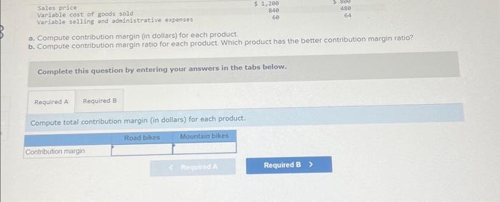 Solved Exercise 19−21 (Static) Contribution margin ratio by | Chegg.com