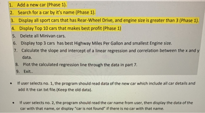 Solved Please Use Python Just Write The First Two Parts 5449
