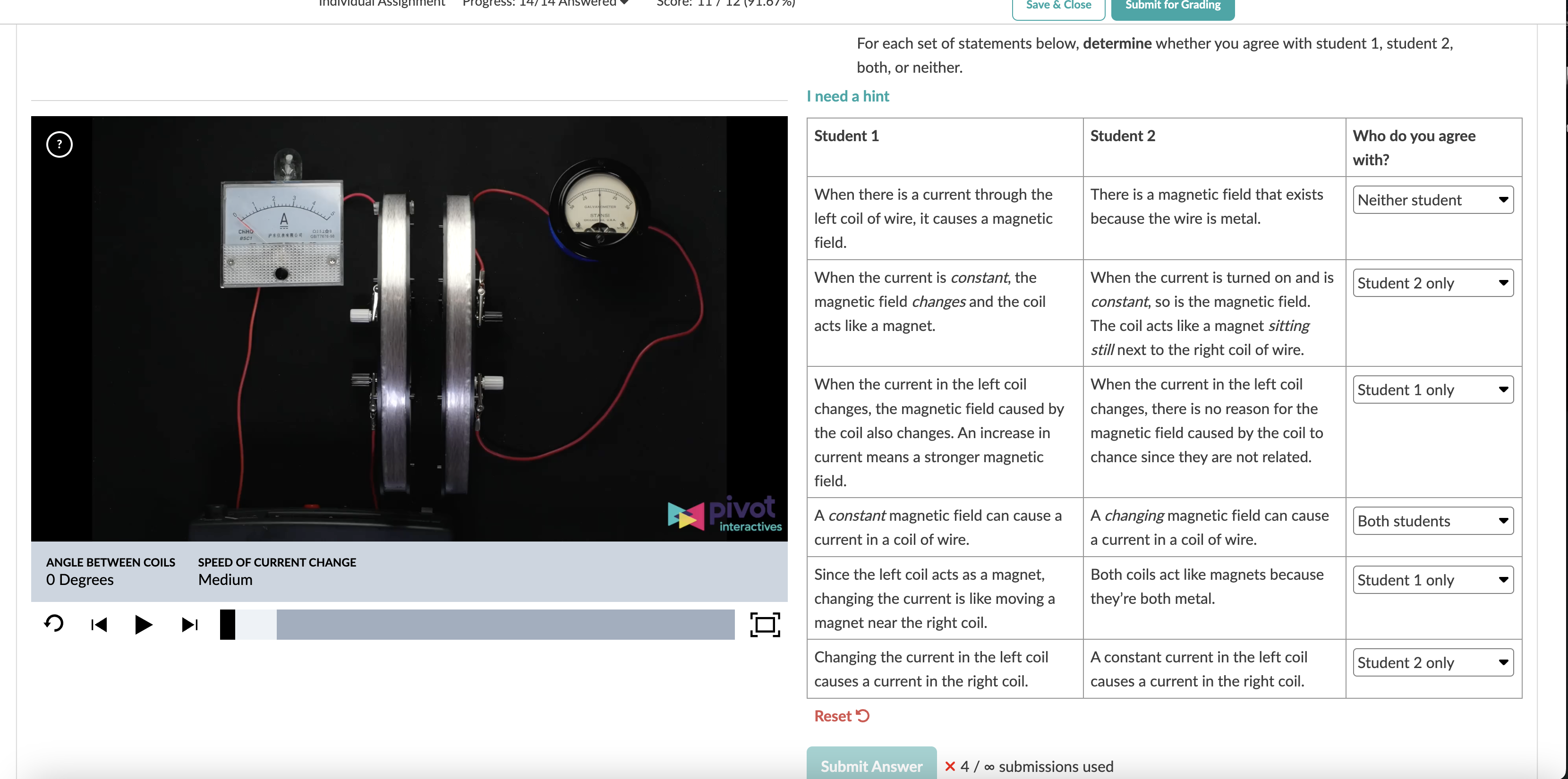 Solved For each set of statements below, determine whether | Chegg.com