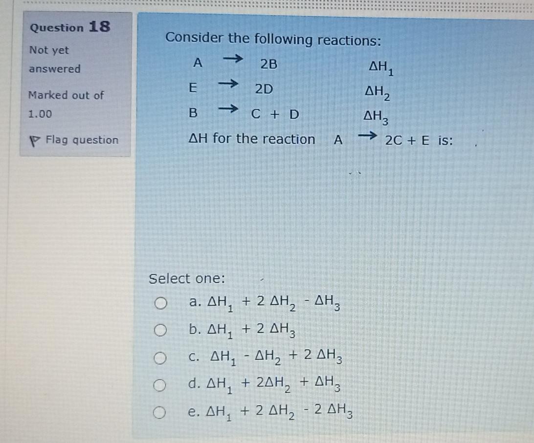 Solved Question 17 Which of the following is a state | Chegg.com