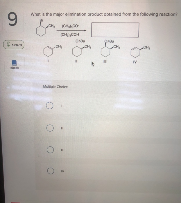 Solved What is the major elimination product obtained from | Chegg.com