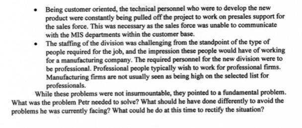 Solved what should he have done differently to acoid the | Chegg.com