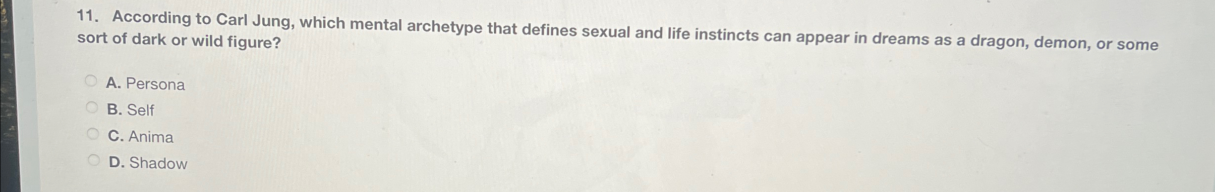 Solved According to Carl Jung, which mental archetype that | Chegg.com
