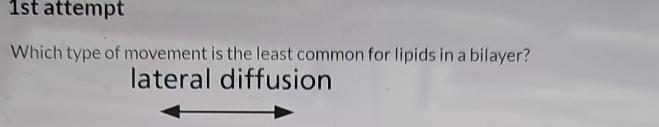 Solved 1st attemptWhich type of movement is the least common | Chegg.com