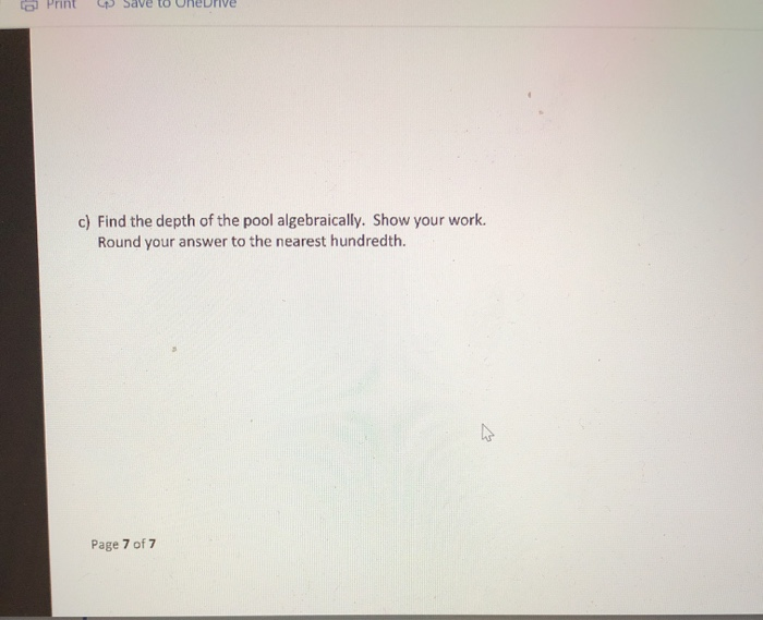 Solved A cylindrical pool has a radius that is triple its | Chegg.com