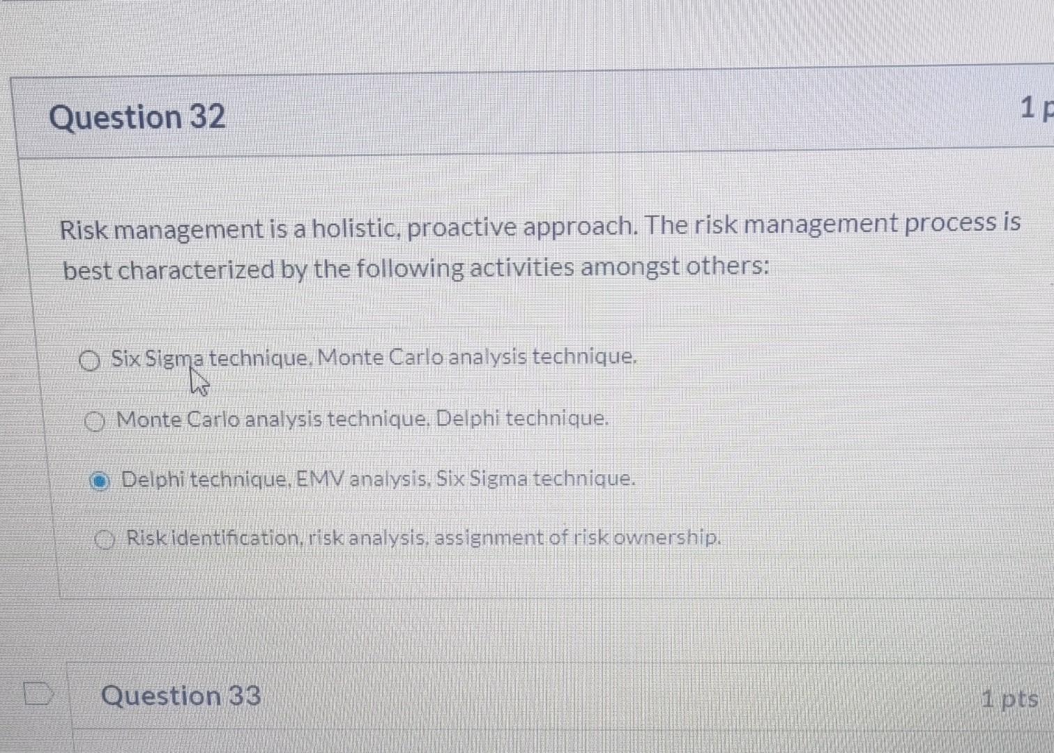 Risk Management Is A Holistic Proactive Approach