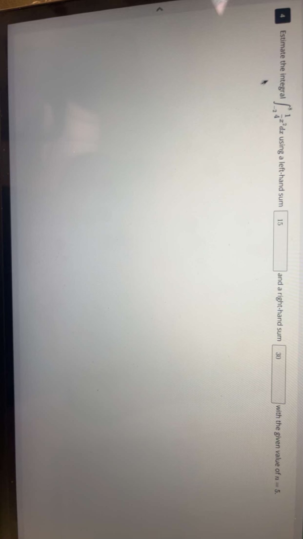 Solved 4 ﻿Estimate the integral ∫-2814x2dx ﻿using a | Chegg.com