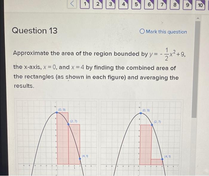 Solved Approximate the area of the region bounded by | Chegg.com