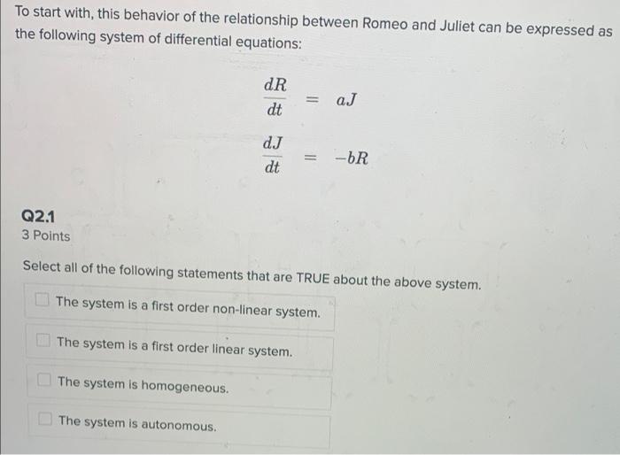 Solved Q2.3 3 Points Why do the right hand sides of the | Chegg.com