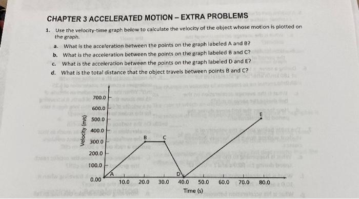 Solved show full work please. thanks.CHAPTER 3 ACCELERATED | Chegg.com