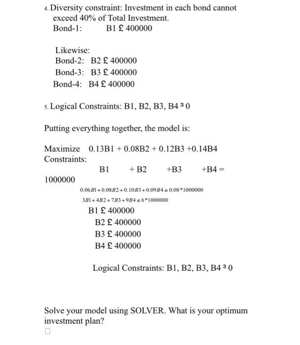 Solved General Note: If you have a constraint like: | Chegg.com