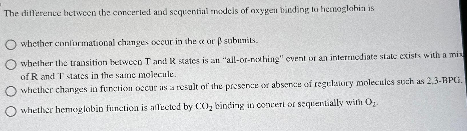 Solved The difference between the concerted and sequential | Chegg.com