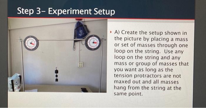 Solved Step 1 - Zeroing the Force Scale 2 1A) Allow the | Chegg.com