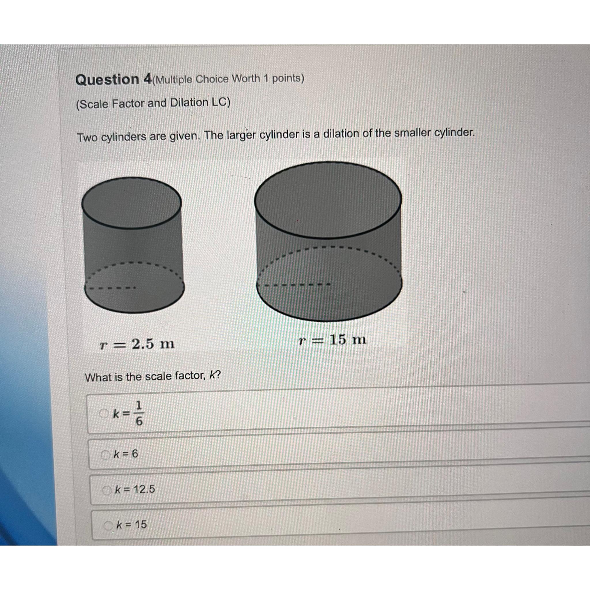 Solved Question 4(Multiple Choice Worth 1 ﻿points)(Scale | Chegg.com
