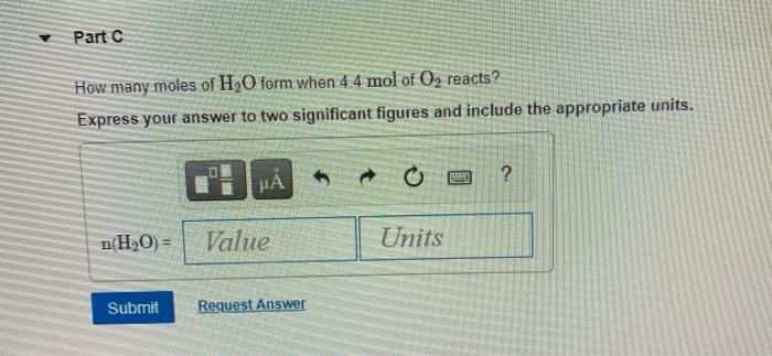 Solved The reaction of hydrogen with oxygen produces water | Chegg.com