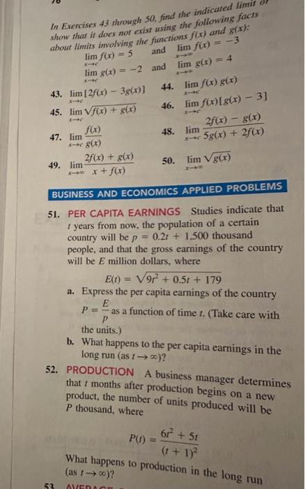 Solved In Exercises 39 through 42, complete the table by | Chegg.com