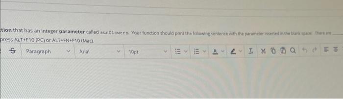 Solved Press Alt F10 Pc Or Alt Fn F10 Mac S Paragraph Chegg