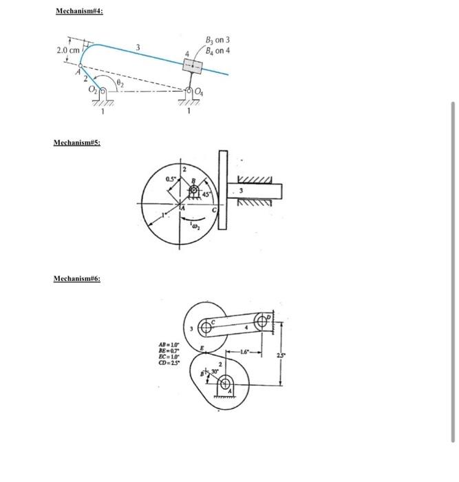 Solved For the mechanism shown below, define appropriate | Chegg.com