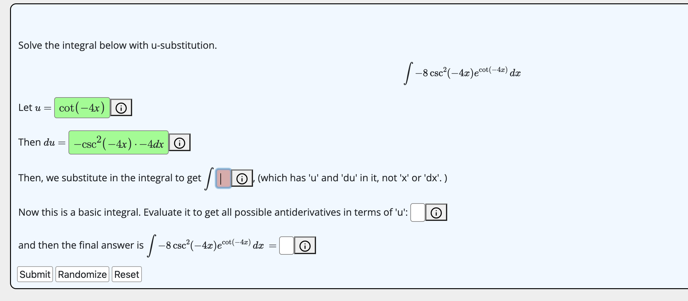 Solved Solve the integral below with | Chegg.com