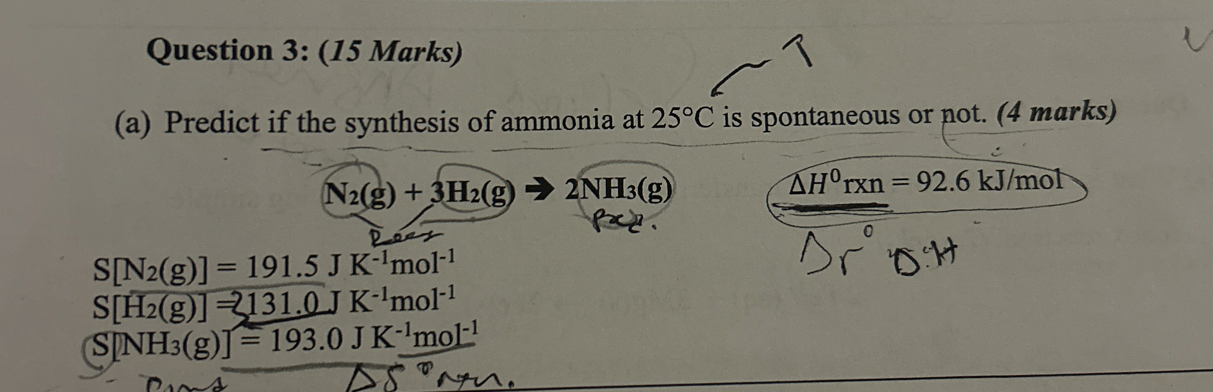 Solved Question 3: (15 ﻿Marks)(a) ﻿Predict if the synthesis | Chegg.com