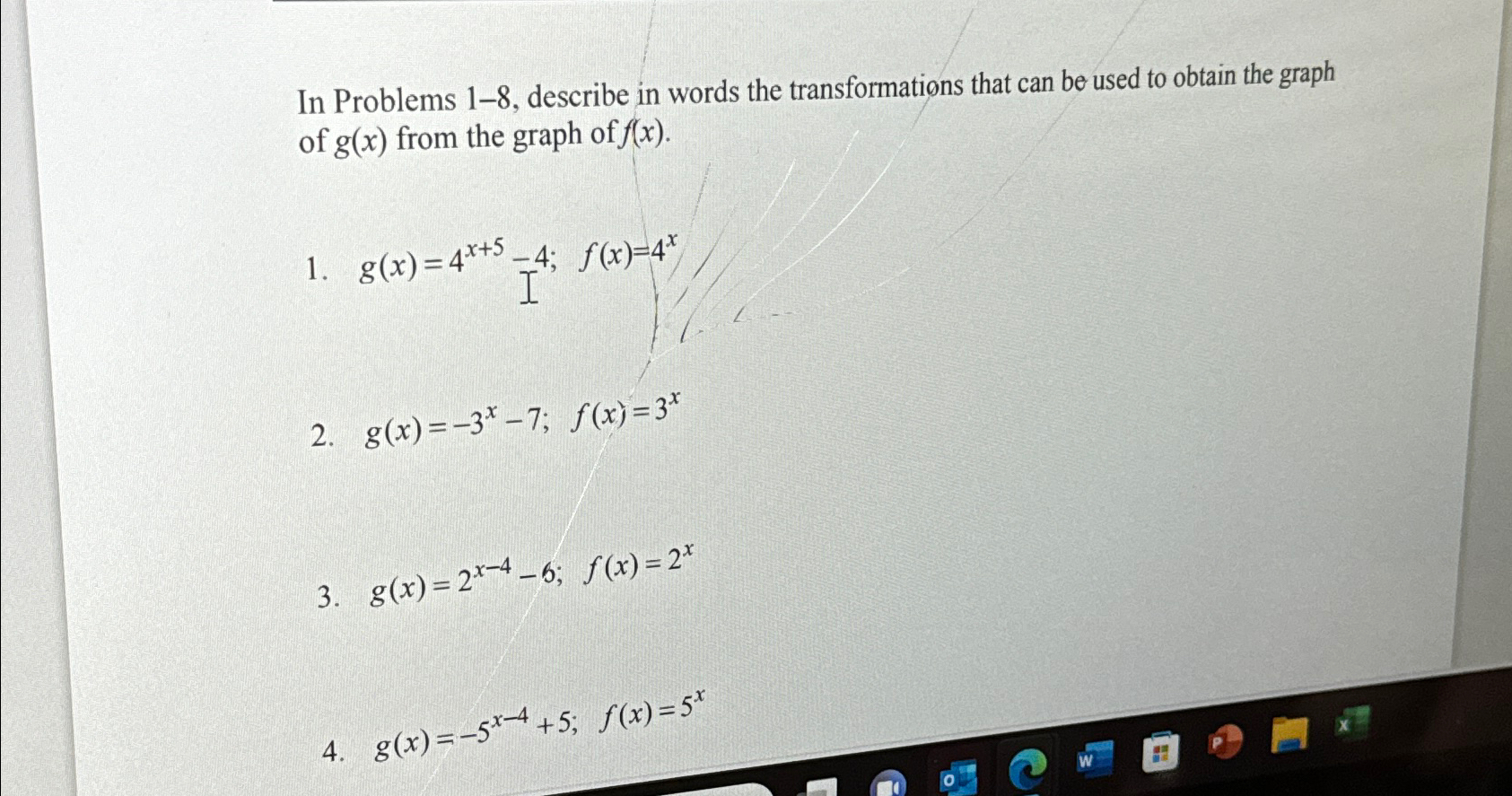 Solved In Problems 1-8, ﻿describe in words the | Chegg.com