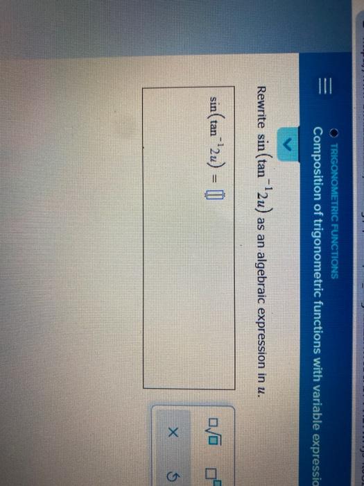 Solved TRIGONOMETRIC FUNCTIONS Composition of trigonometric | Chegg.com