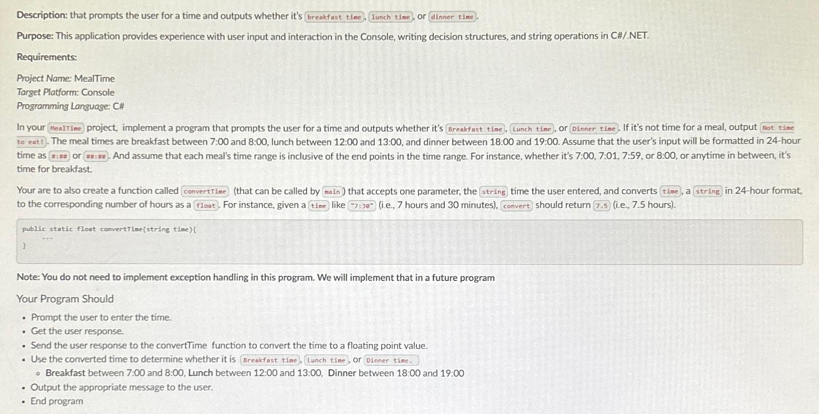 Solved how do ﻿you get the converted time back to thr ﻿main | Chegg.com