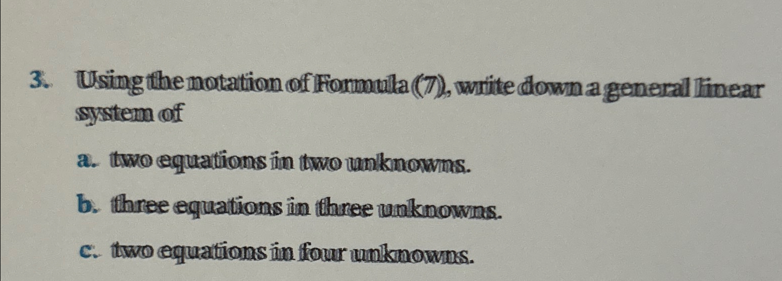 Solved Using the motation of Formula (7)), ﻿write down a | Chegg.com