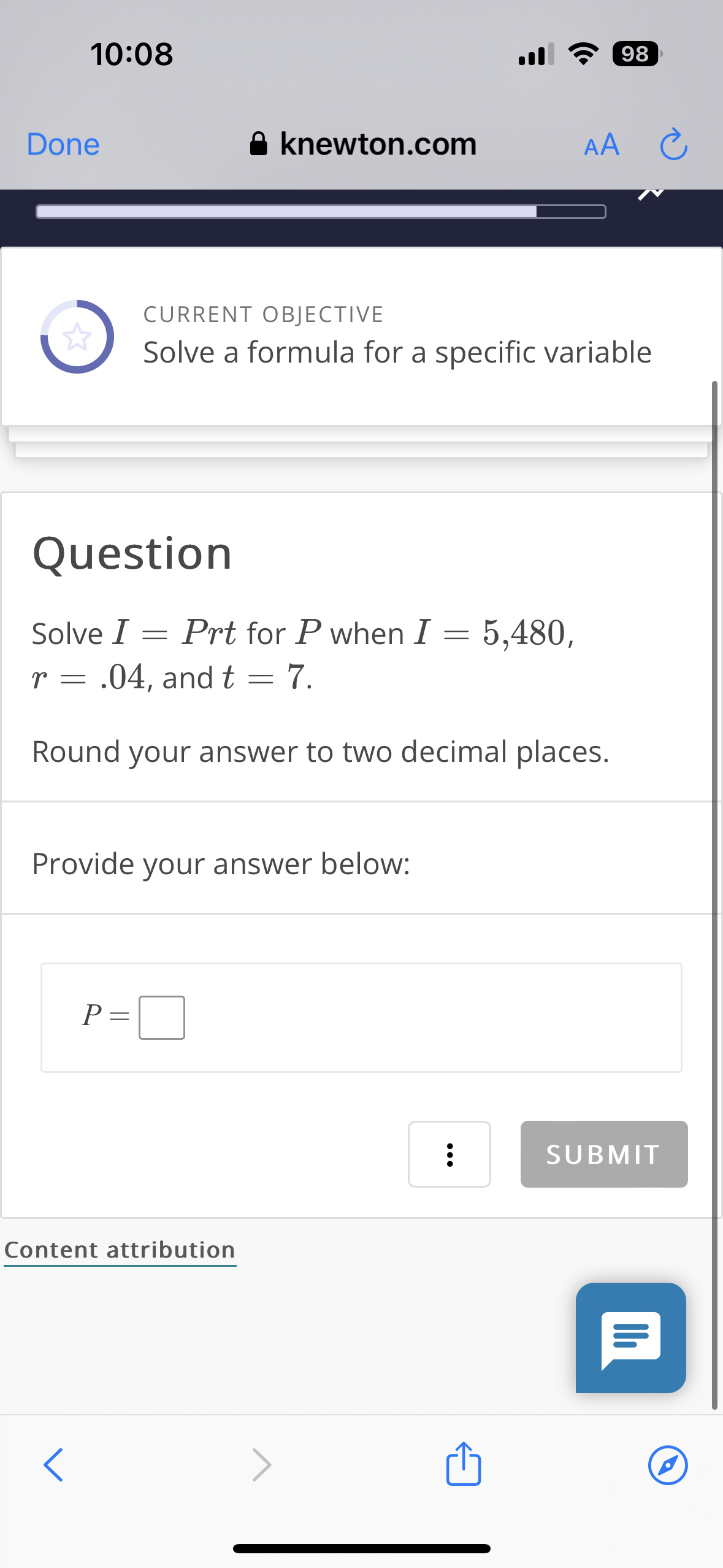 Solved 10 Current Objectivesolve A